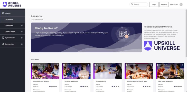 Our Platform - Upskill Universe